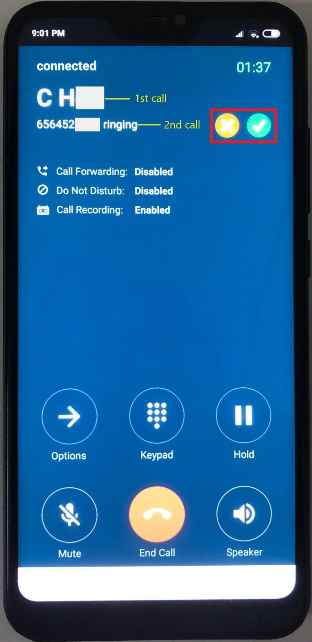 Call Waiting - Data Dynamics Pte Ltd